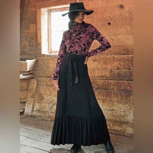 Peruvian Connection | Skirts | Peruvian Connection Natalia Ruffle Skirt ...